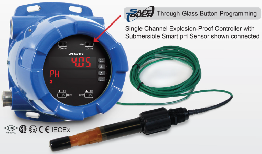 Touchscreen Controllers forpH, ORP, ISE, EC & DO Sensors
